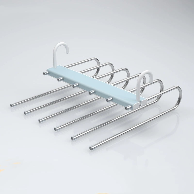 Multi-Functional Pants Rack Organizer, Magic Pants Hangers Space Saving ...