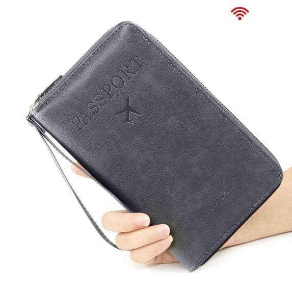 Multi-Functional Passport and Travel Wallet, RFID Blocking Document ...