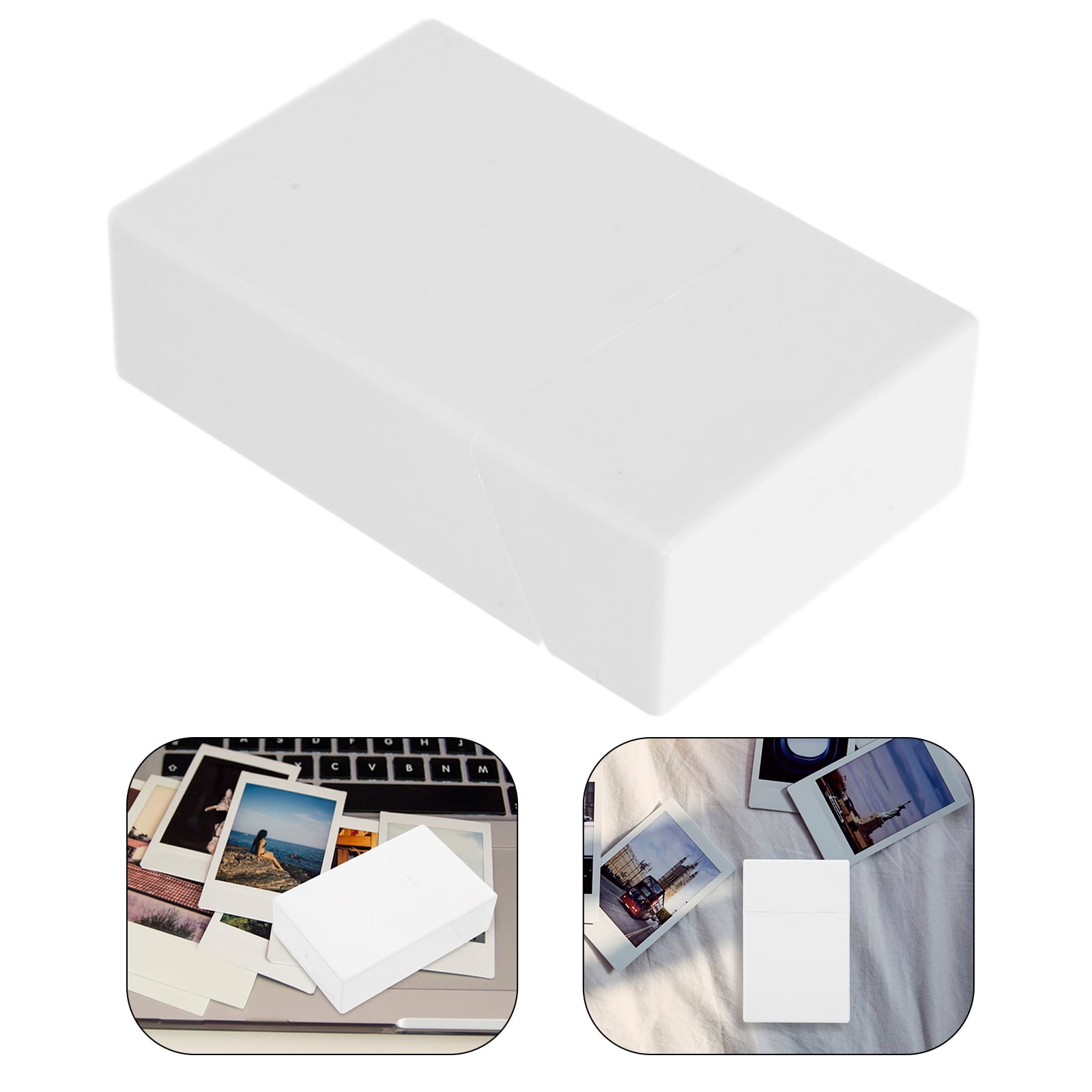 Multi-Functional Photo Container Postcards Case Photo Keeper Box Photo ...