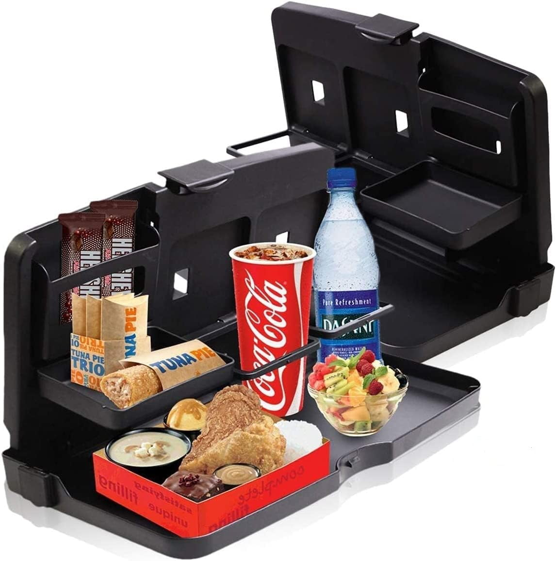 Multi-Functional Portable Foldable Car Backseat Tray Desk - Black ...