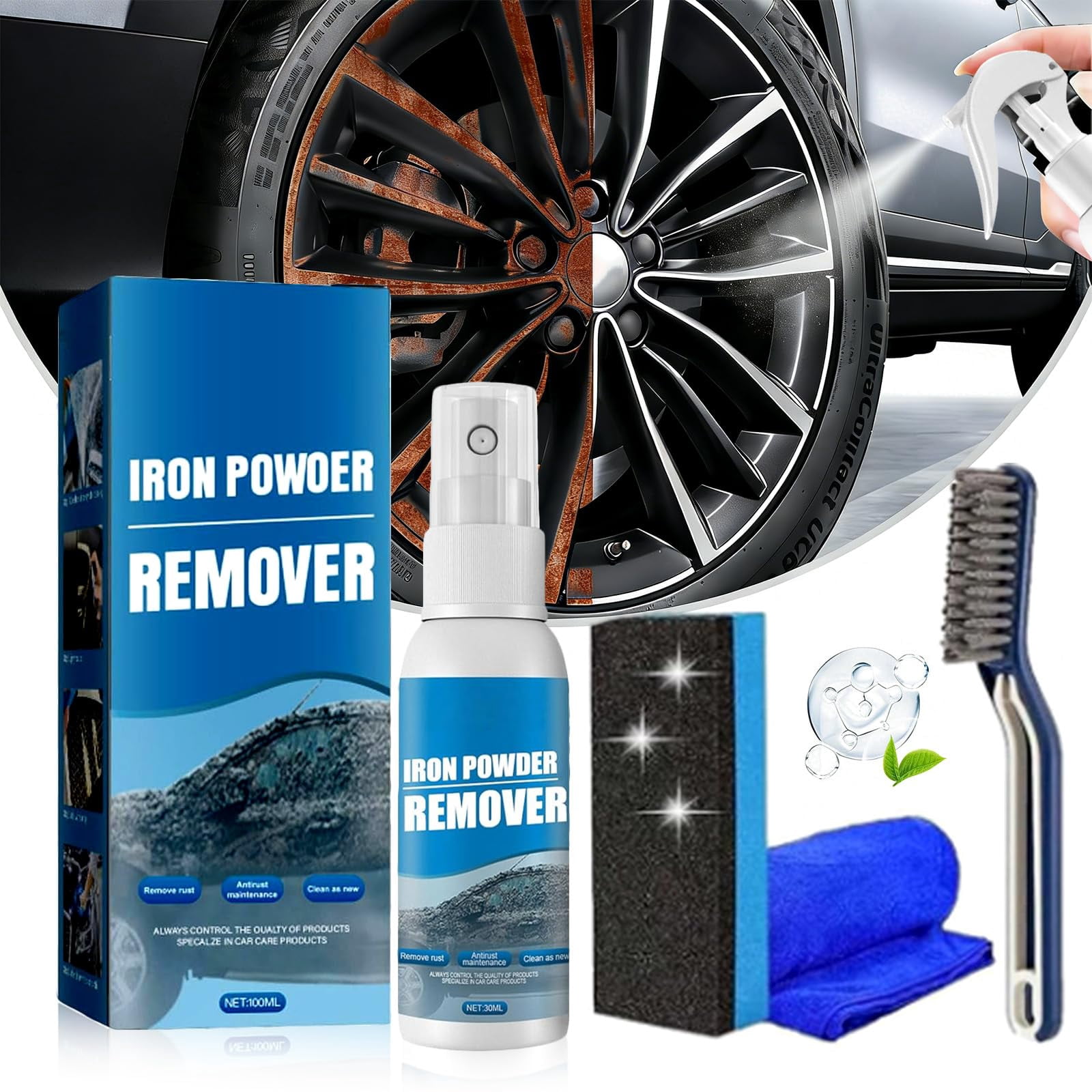 Multi-Functional Quick-Acting Rust Removal Spray, 2026 New 100ml ...