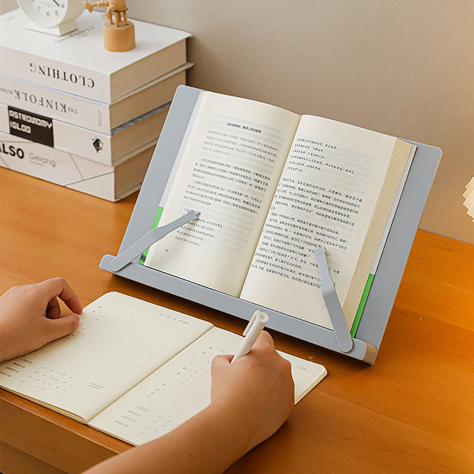 Multi-Functional Reading Stand with Document Holder, Adjustable Desktop ...
