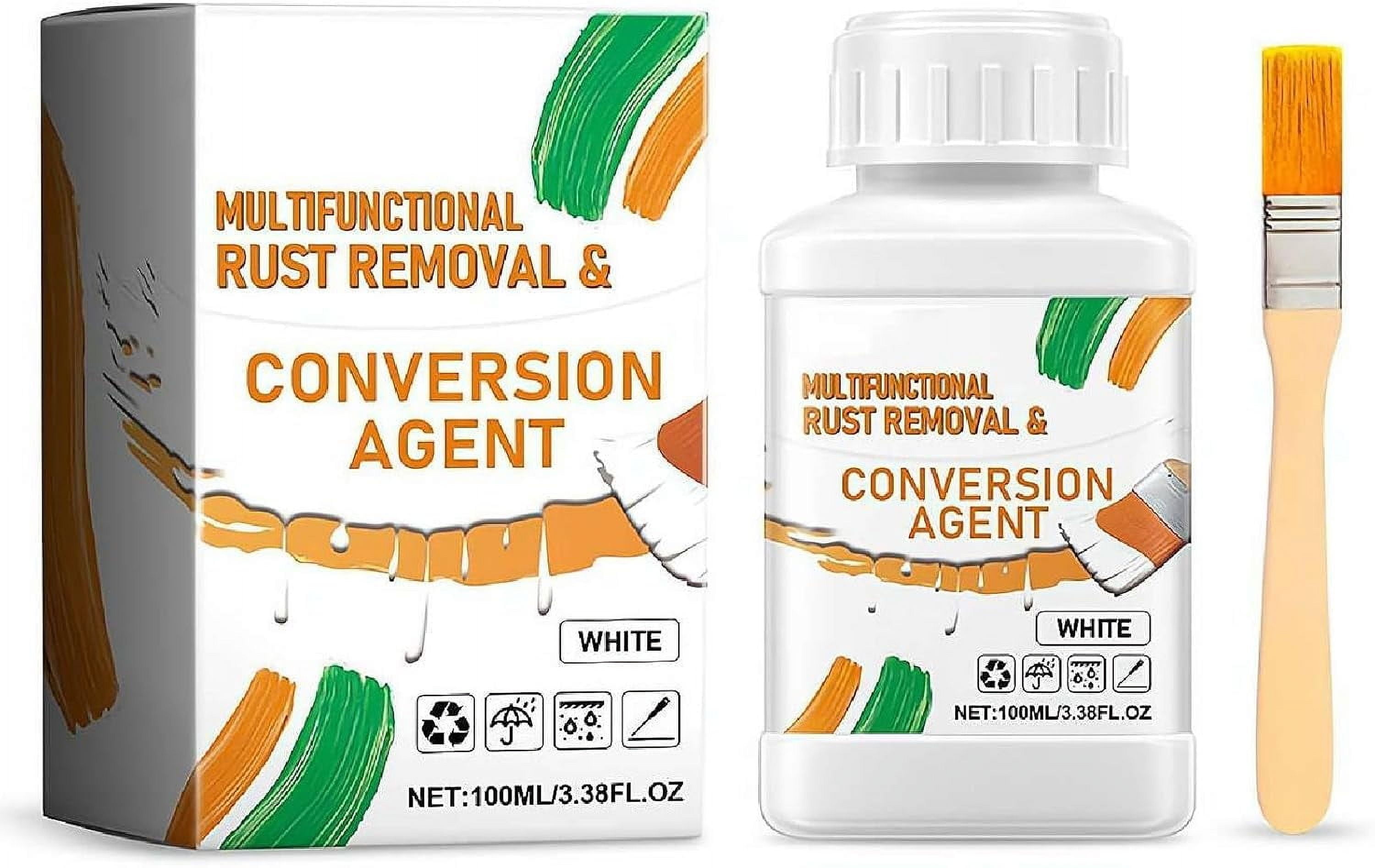 Multi-Functional Rust Converter Set, Heavy-Duty Metal Rust Remover and ...