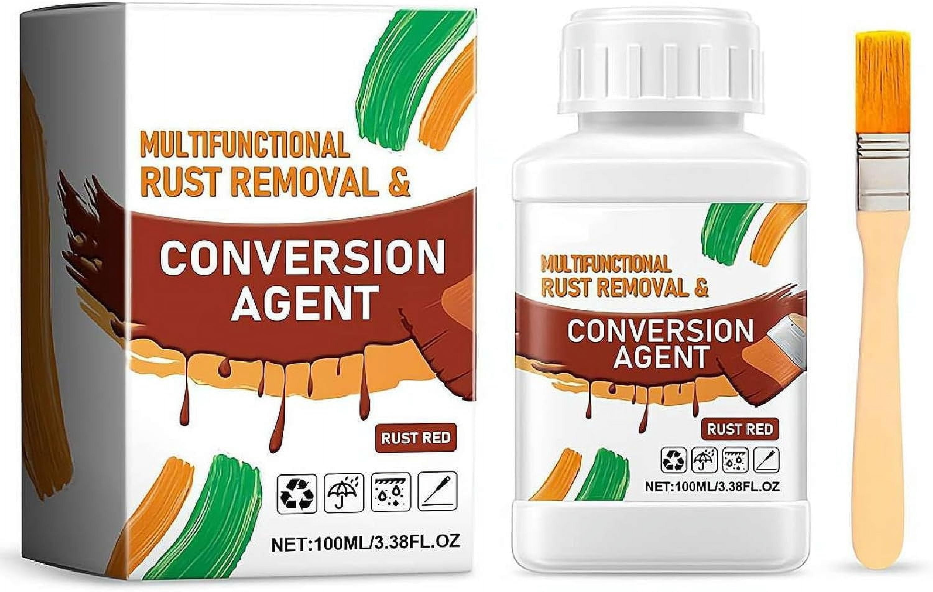 Multi-Functional Rust Converter Set, Heavy-Duty Metal Rust Remover and ...