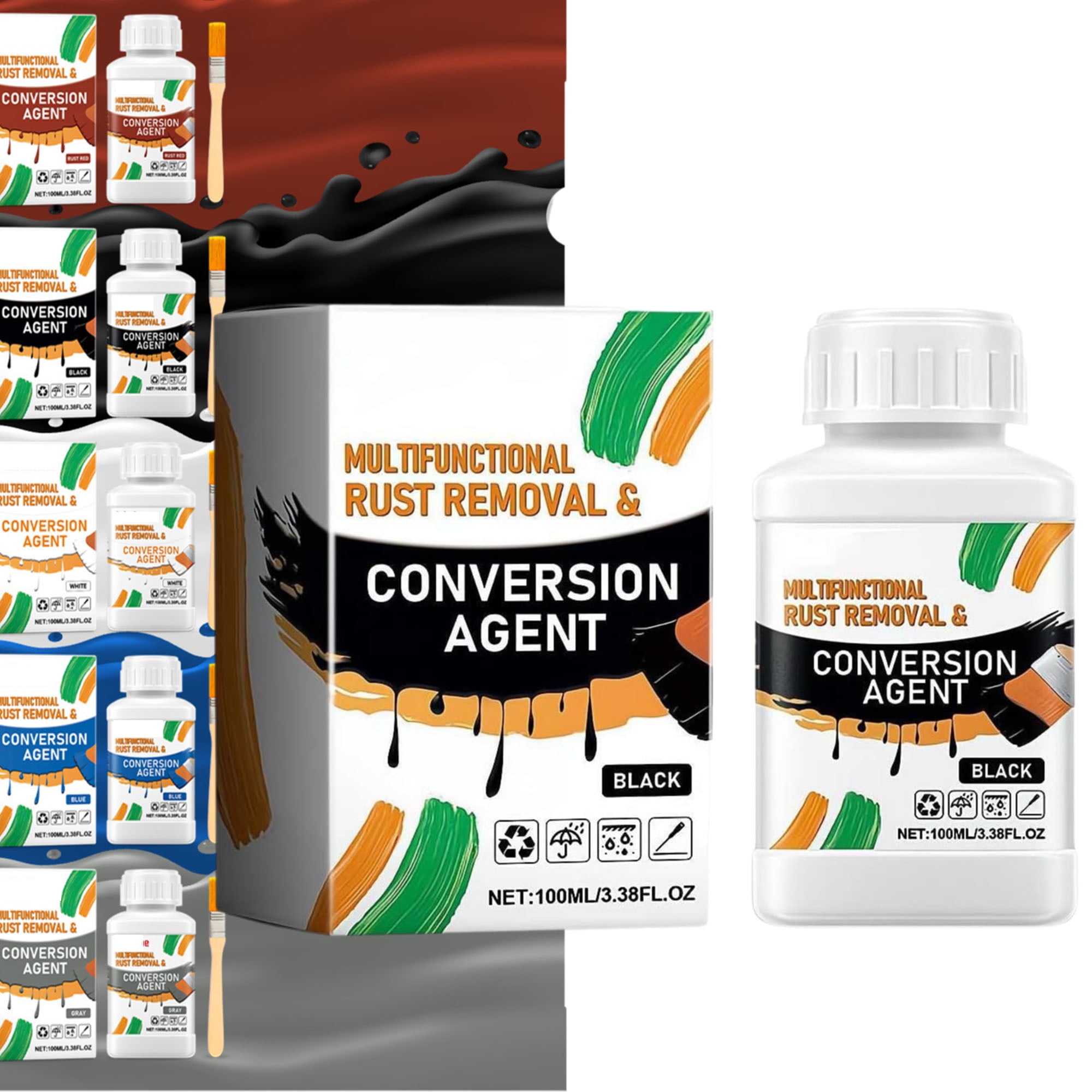 Multi-Functional Rust Converter Set,Rust Removal and Conversion Agent ...