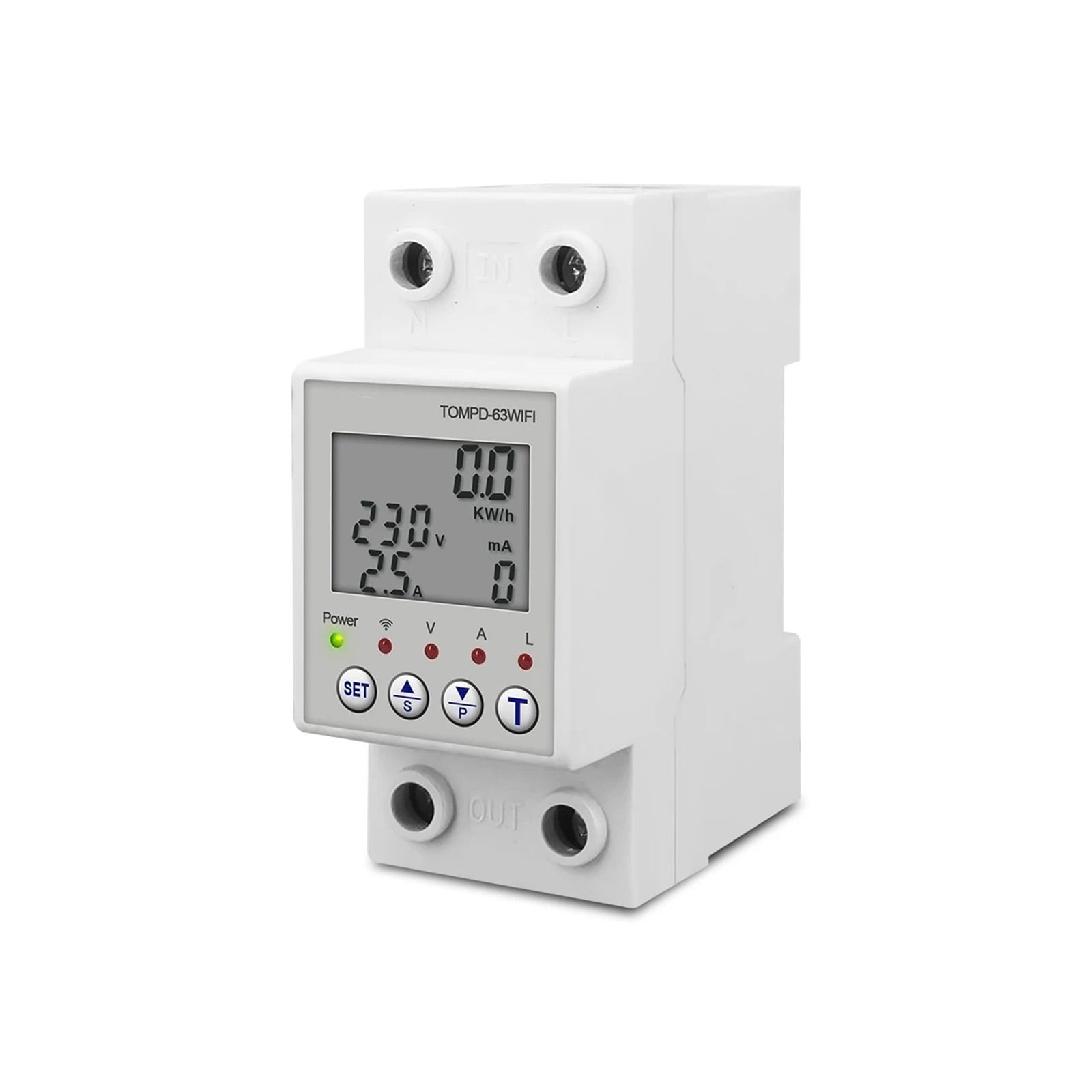 Multi-Functional Smart WiFi Circuit Breaker, with Current and Voltage ...