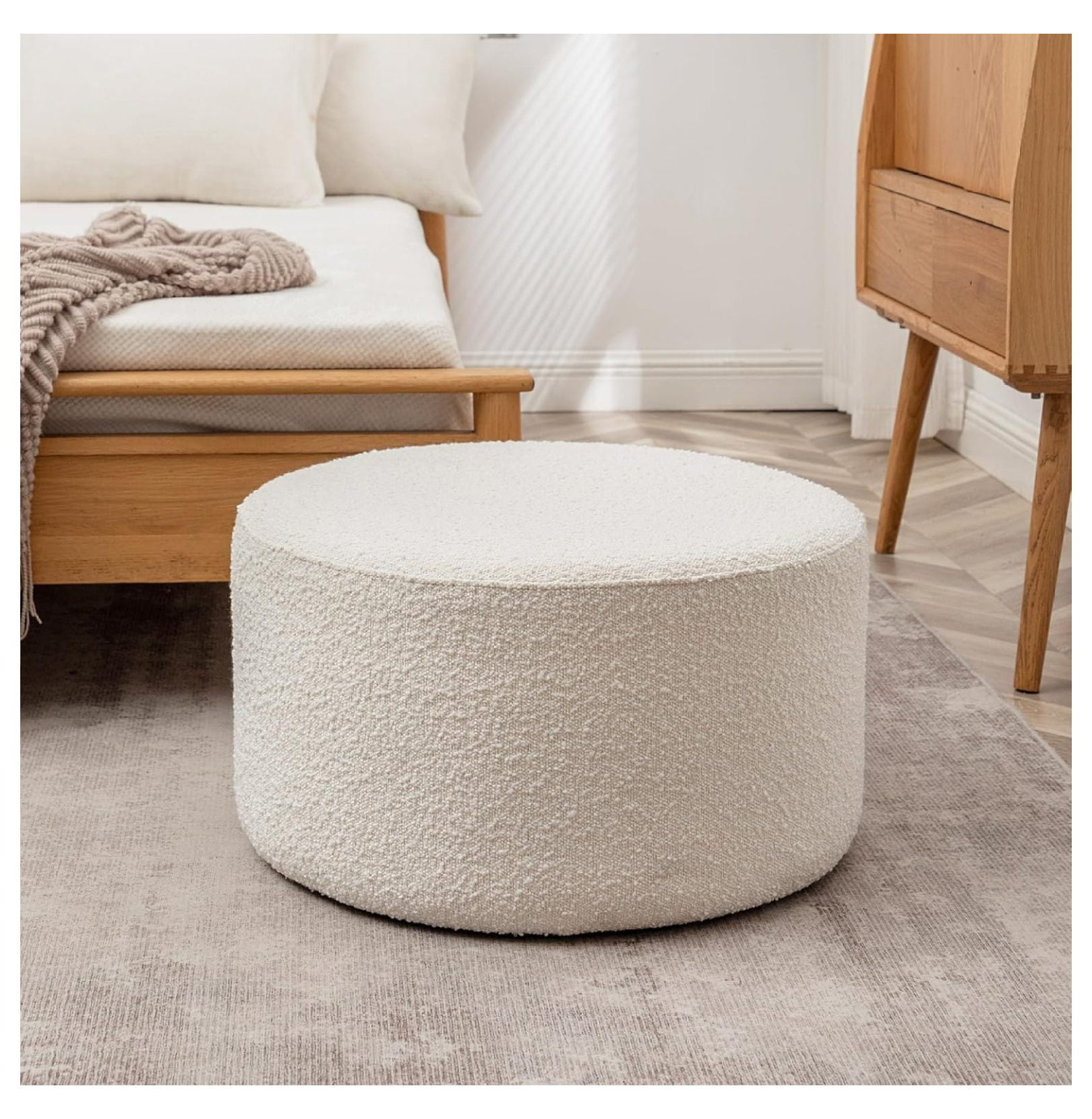 Multi-Functional Sofa Footrest, Side Table, Extra Seating for Living ...