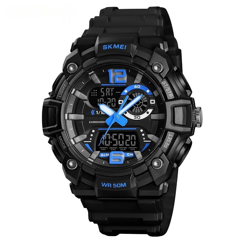 Multi-Functional Sport Electronic Watch for Men with Button Operation ...