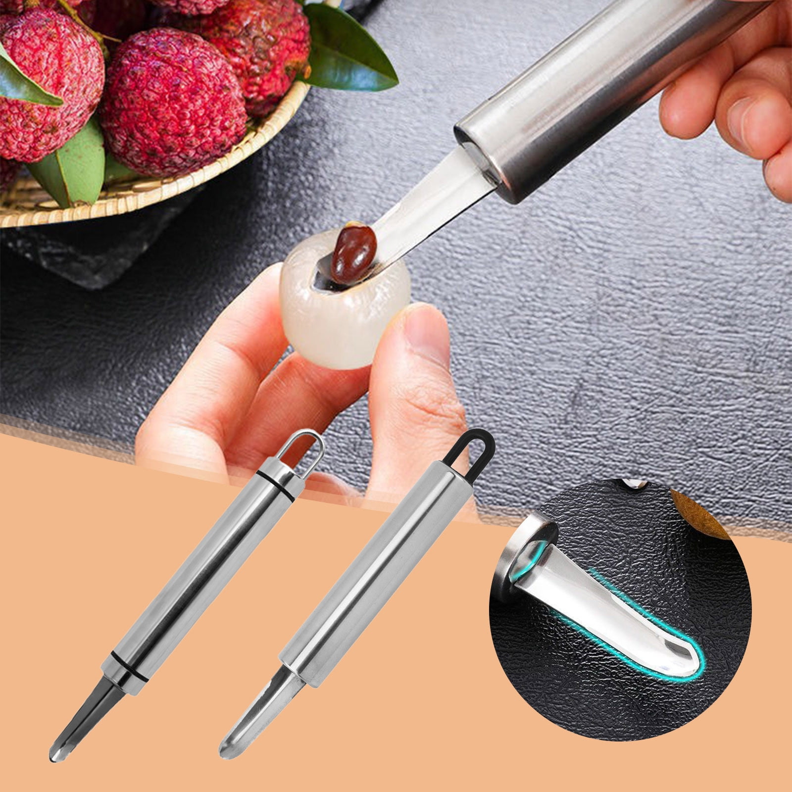 Multi-Functional Stainless Steel Shrimp Thread Remover | Fruit Corer ...