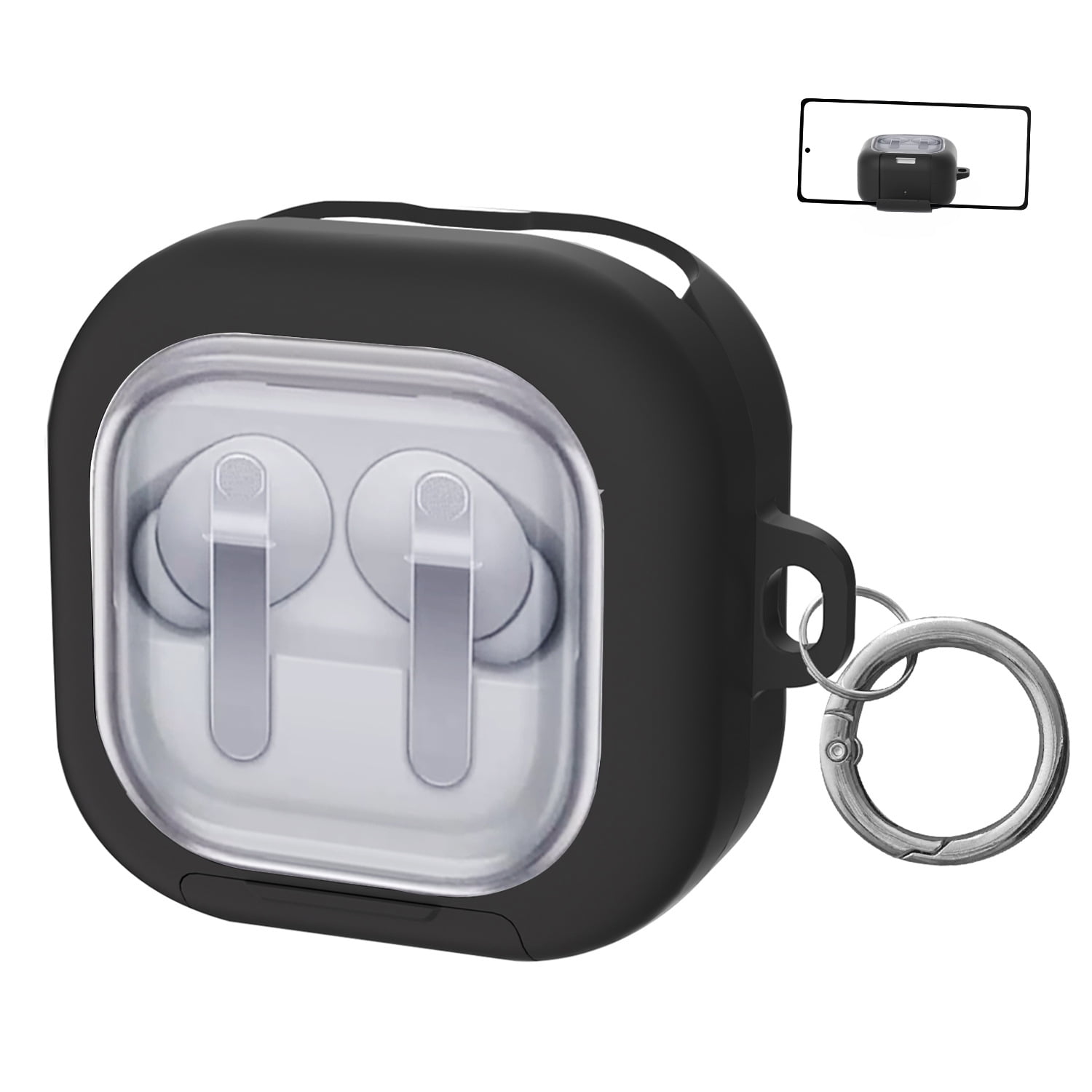 Multi-Functional Stand Case for Samsung Galaxy Buds4 Pro – Transparent ...