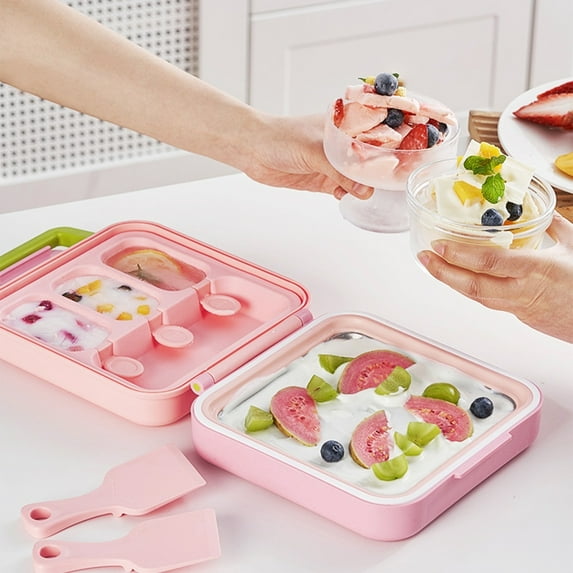 Multi Functional Stir Fried Yogurt Machine, Sealed Ice Maker, Household ...