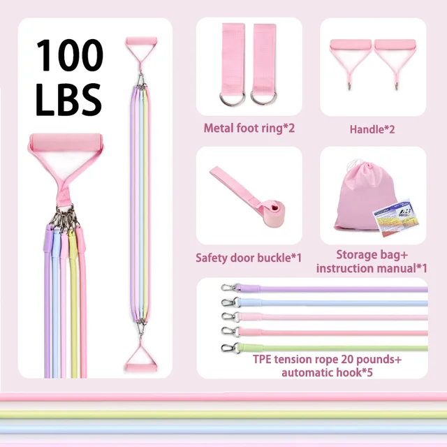 Multi Functional Tension Rope Fitness Stretcher for Household Abdominal ...