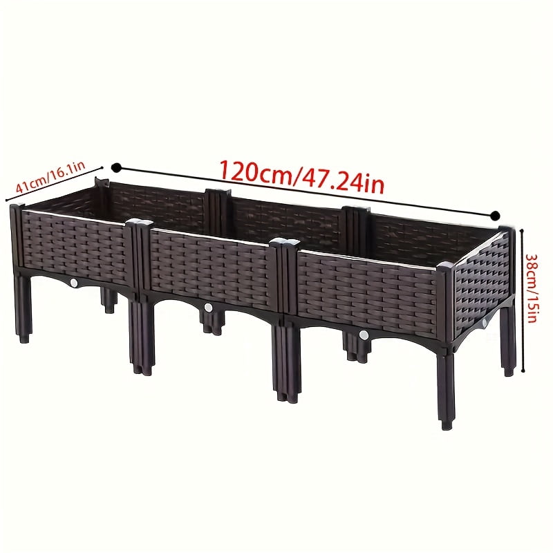Multi-Functional Upgraded Tall Single/Double/Triple Plant Pot Sets ...