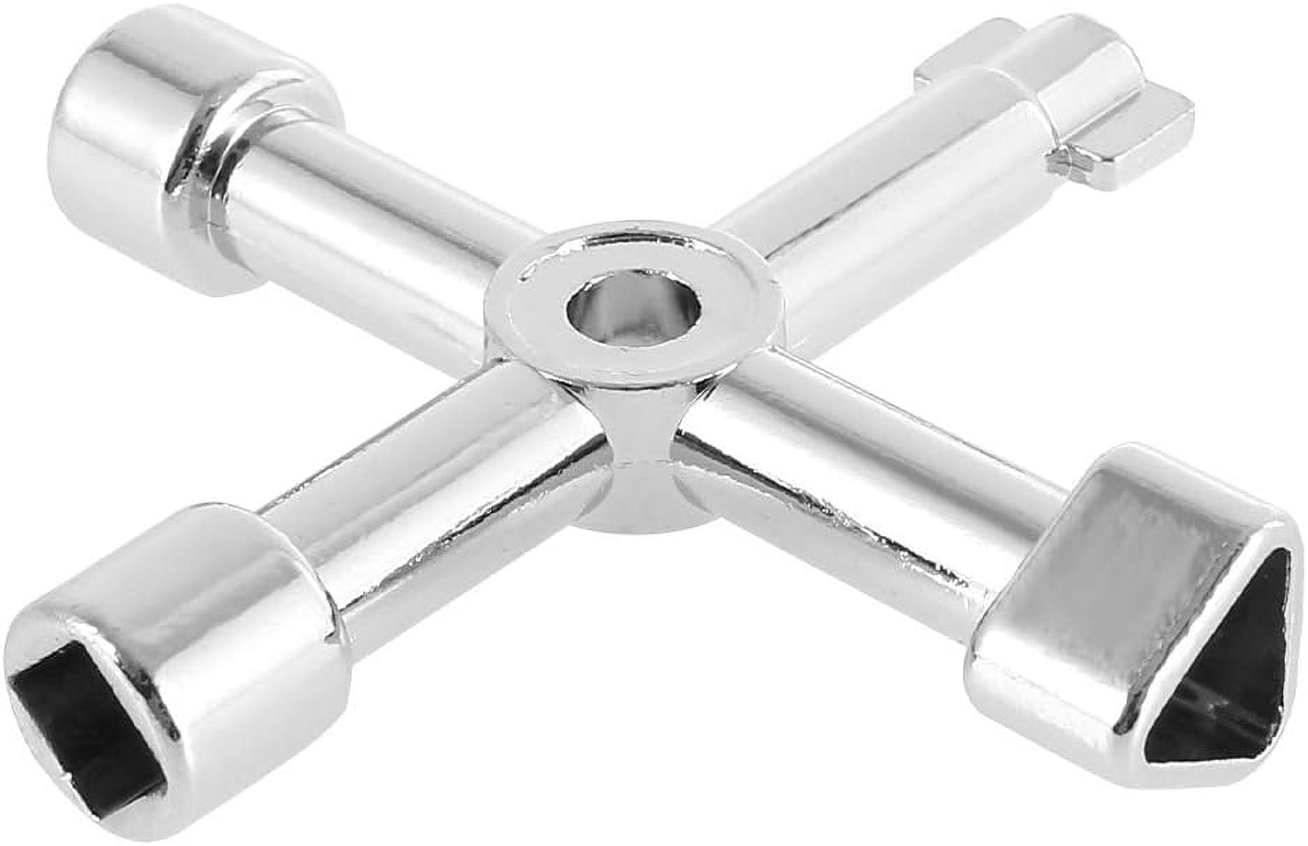 Multi-Functional Utilities Key, Sturdy and Durable Zinc Alloy Cross ...