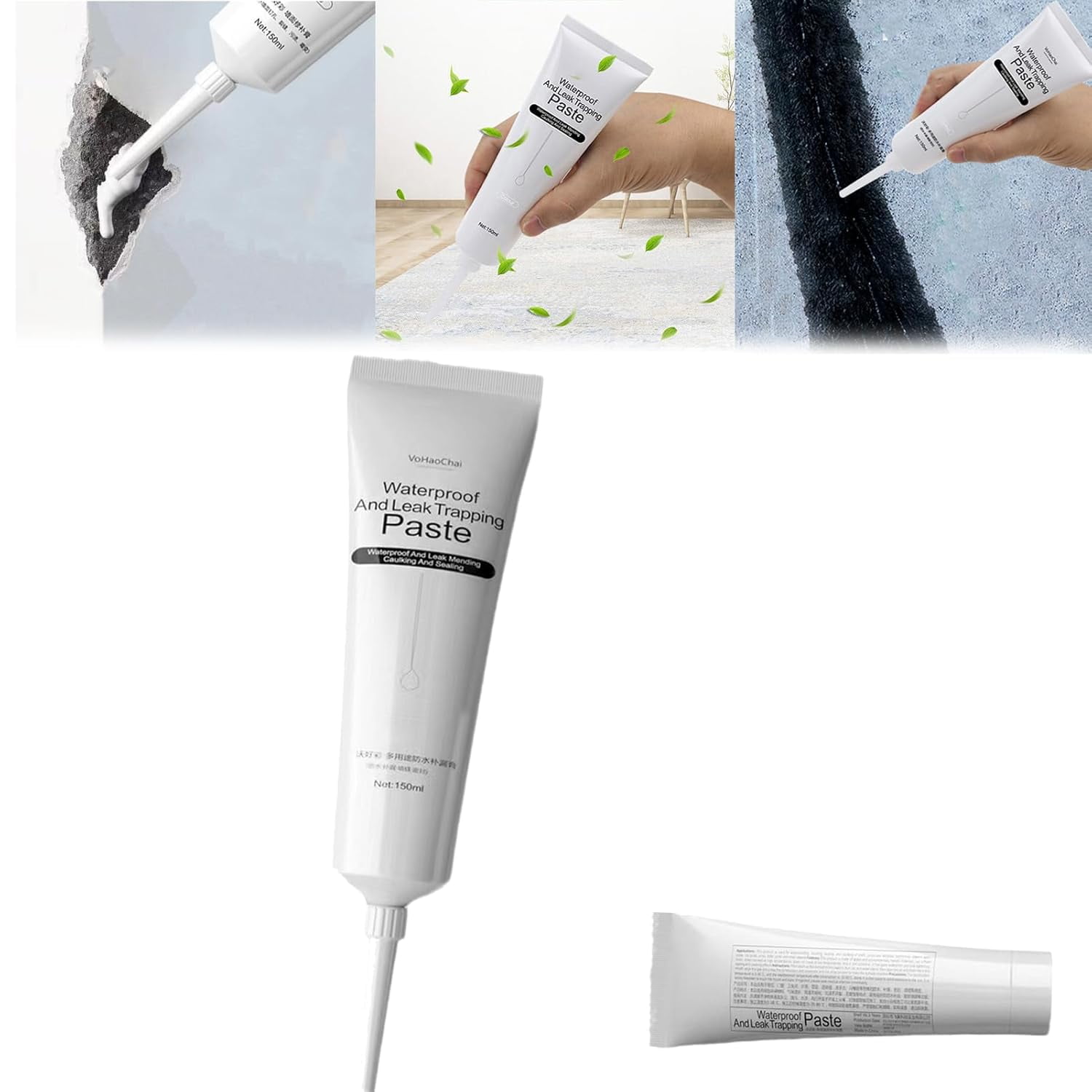 Multi-Functional Water-Based Waterproof Leak Paste, Liquid Rubber ...