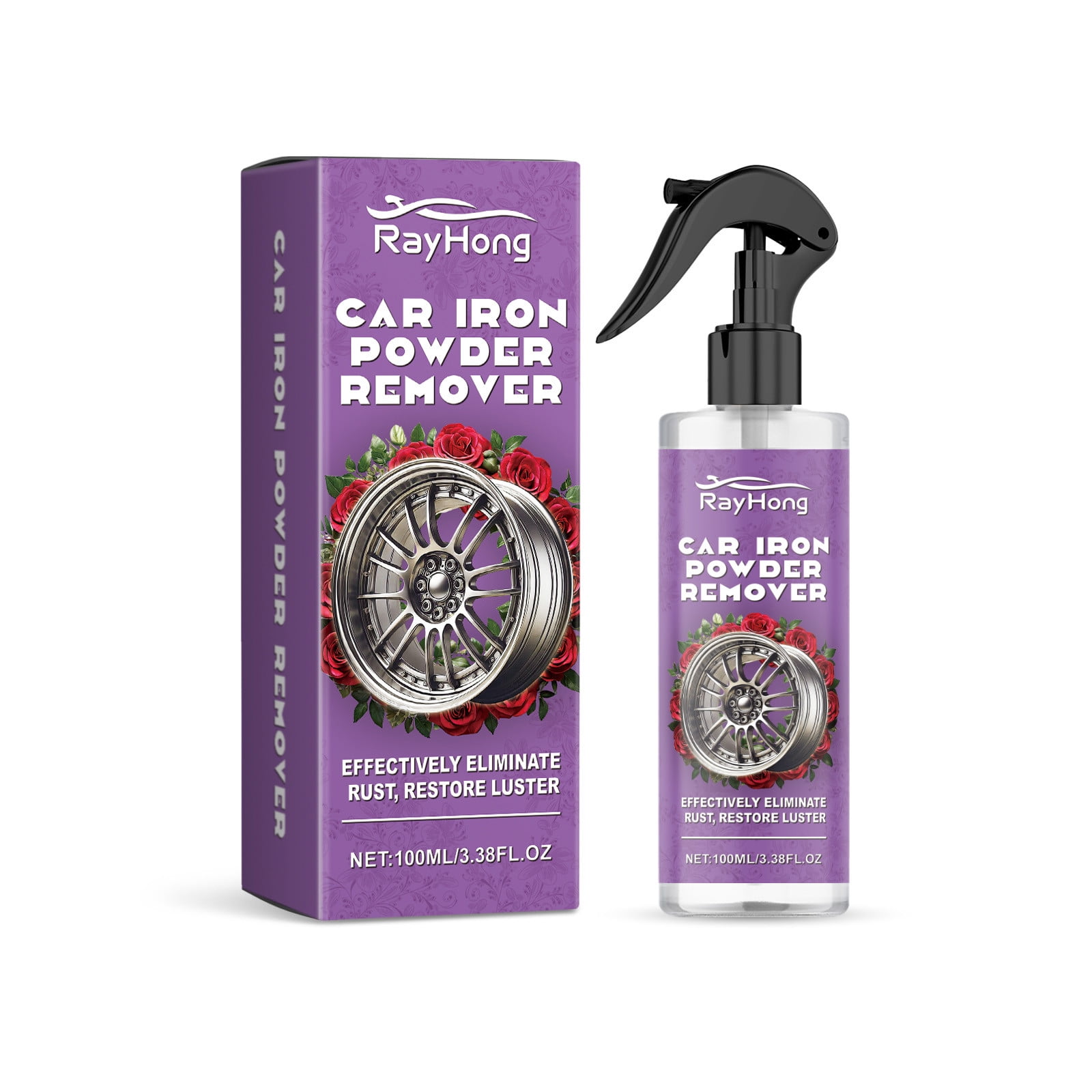 Multi-Functional Wheel Cleaner, Rust Remover Spray for Metal ...