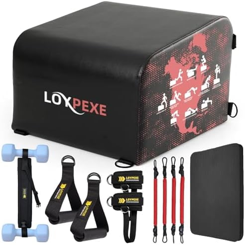 Multi-Functional Whole Body Workout Box, Hip Thrust Bench, Glute Bridge ...