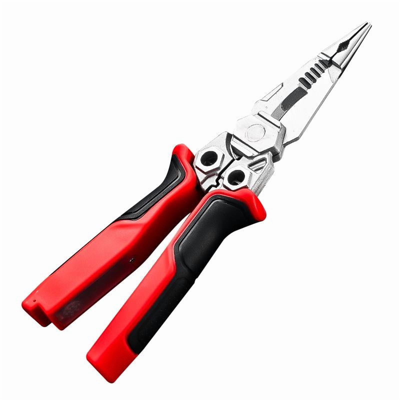 Multi-Functional Wire Stripper Scissors With Electrical Test Steel 8-in ...