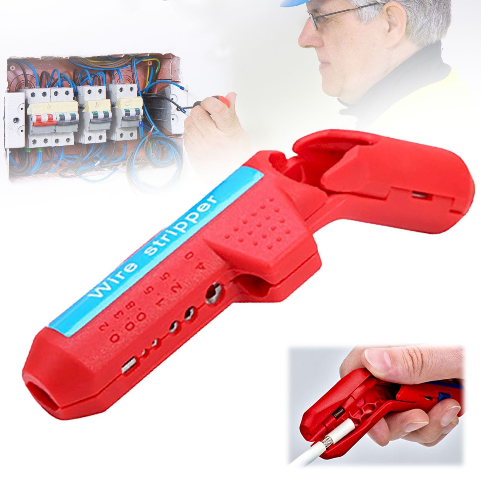Multi-Functional Wire Stripper, A Tool For Stripping And Peeling Wires ...