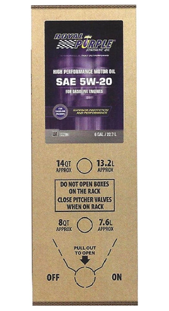 Multi-Grade Motor Oil 5w20 SAE 6 Gallon Box - Walmart.com