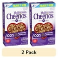 (2 pack) Multi Grain Cheerios Heart Healthy Cereal, 18 OZ Family Size ...