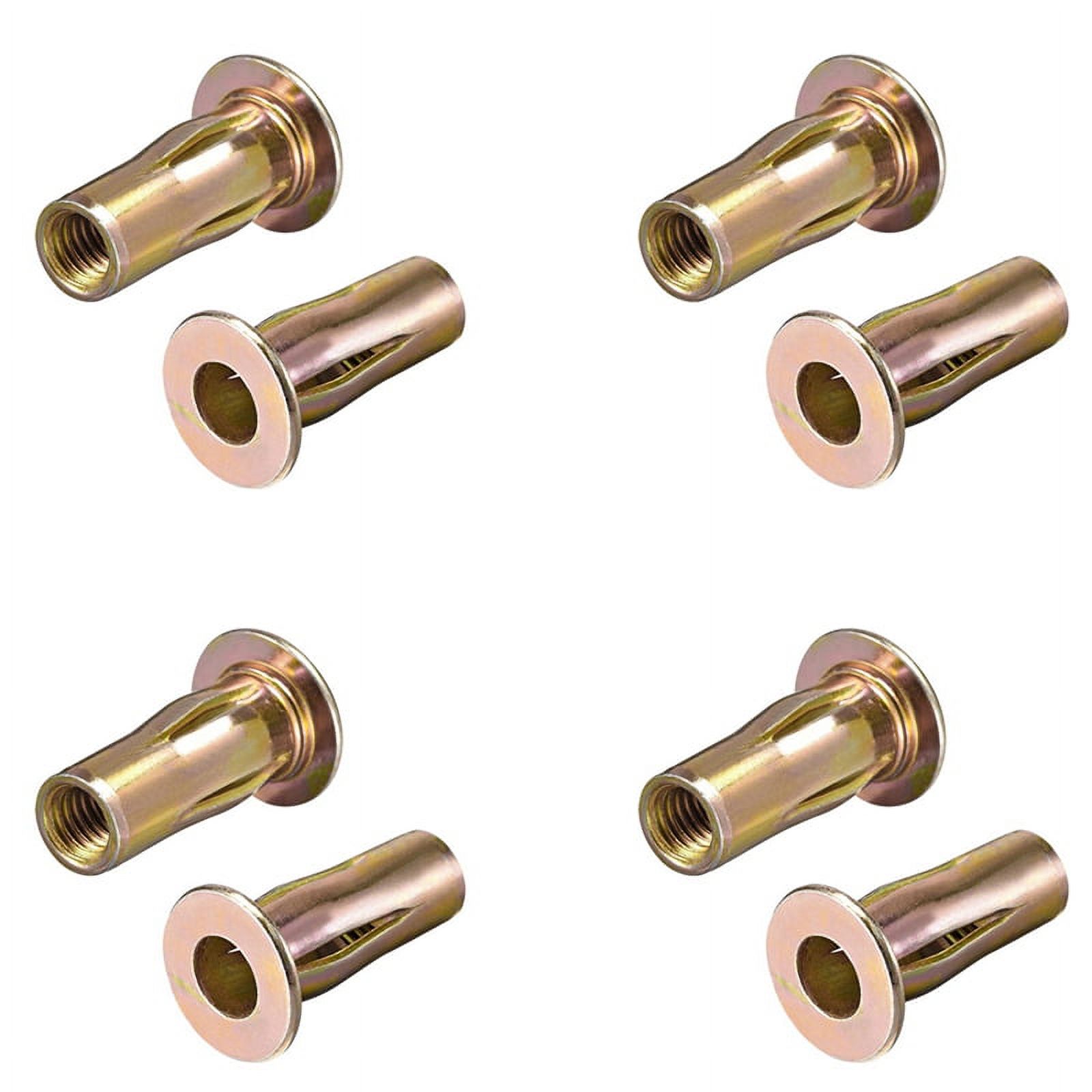Multi-Grip Rivet-Nut, M8 Pre-Bulbed Shank Carbon Steel Color-Zinc ...