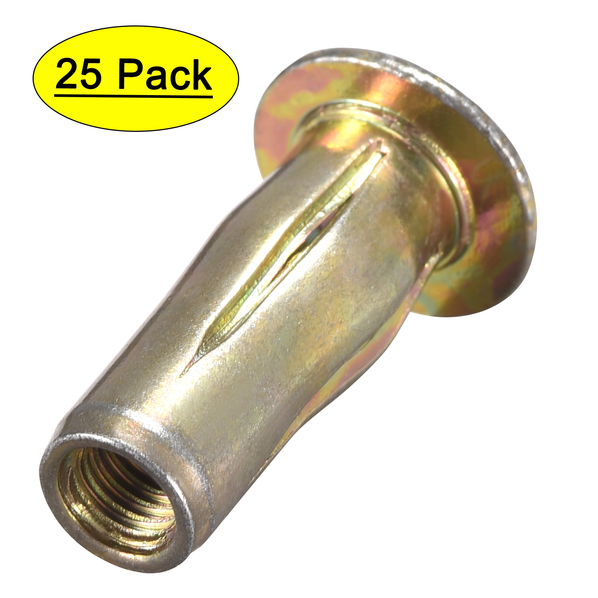 Multi-Grip Rivet-Nut, M5 Pre-Bulbed Shank Carbon Steel Color-Zinc ...