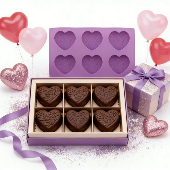 Multi-Hearted Cake Silicone Mold Set | 1-Piece Baking Molds for Cakes ...