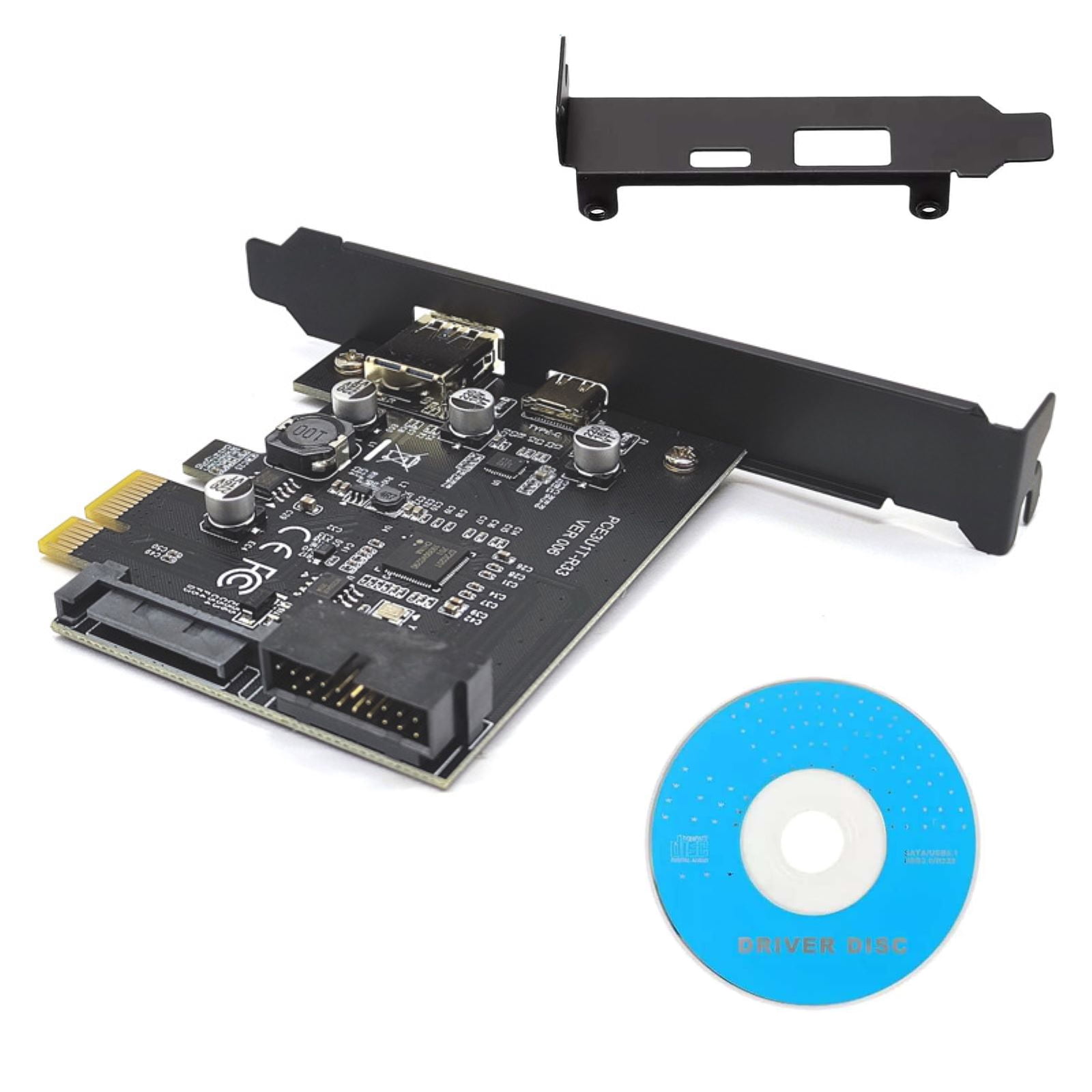Multi-Interface USB 3.0 Expansion Card for Chassis Front Panel Flexible ...