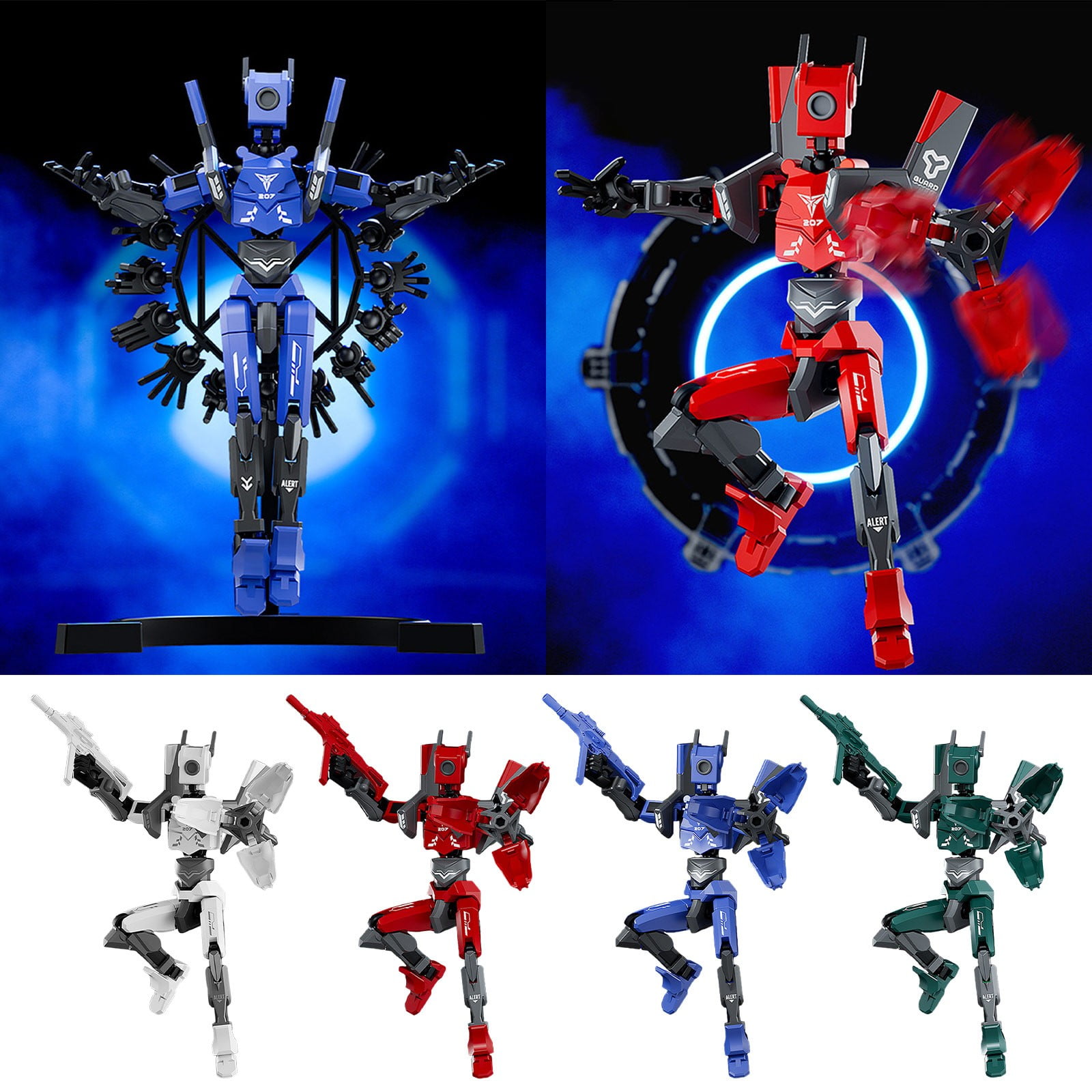 Multi Joint Mech Doll, Mobile Gesture DIY Assembly Toy, High-Quality ...