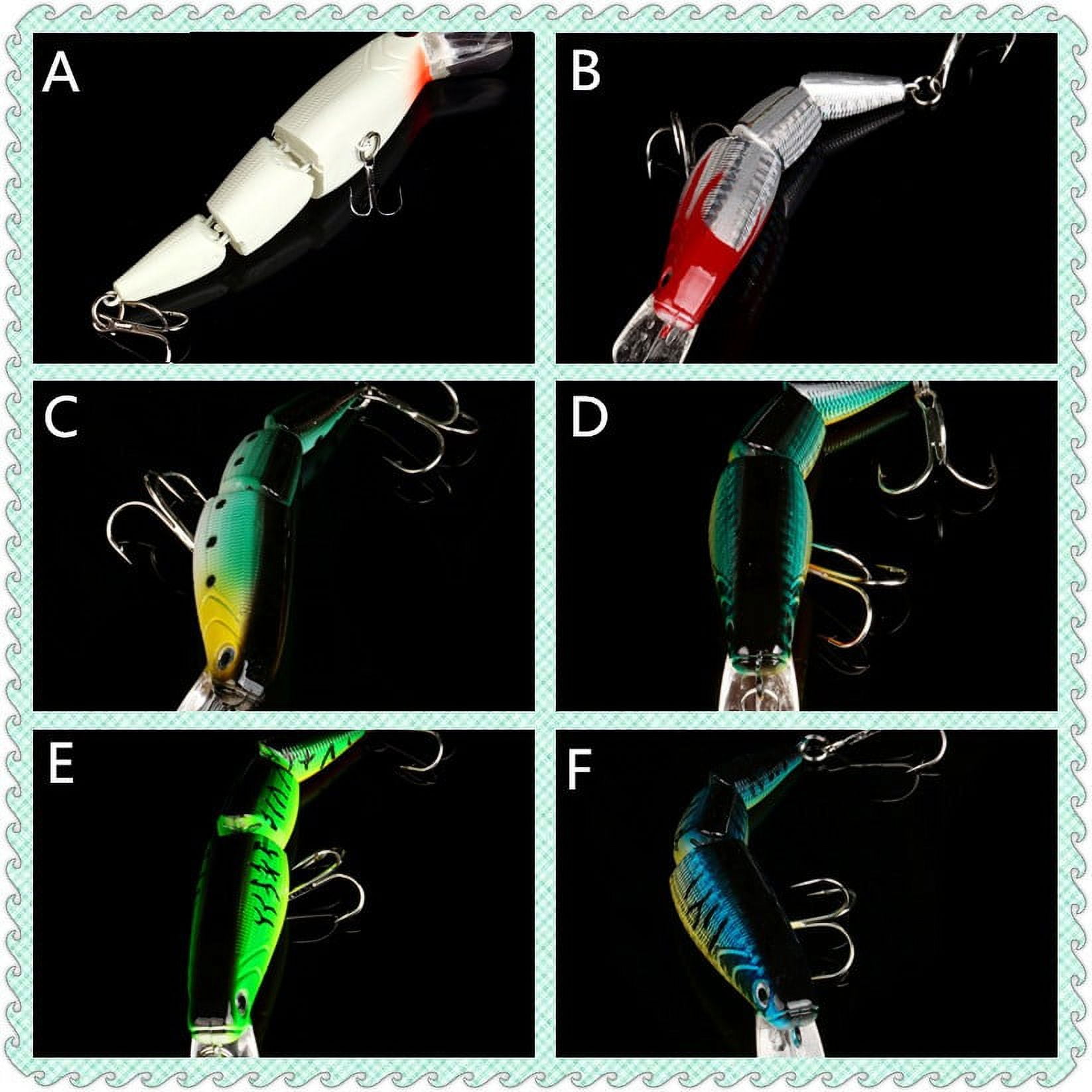 Multi Jointed Crank Bait, Bass Fishing Lure, Realistic Minnow Swimbait ...