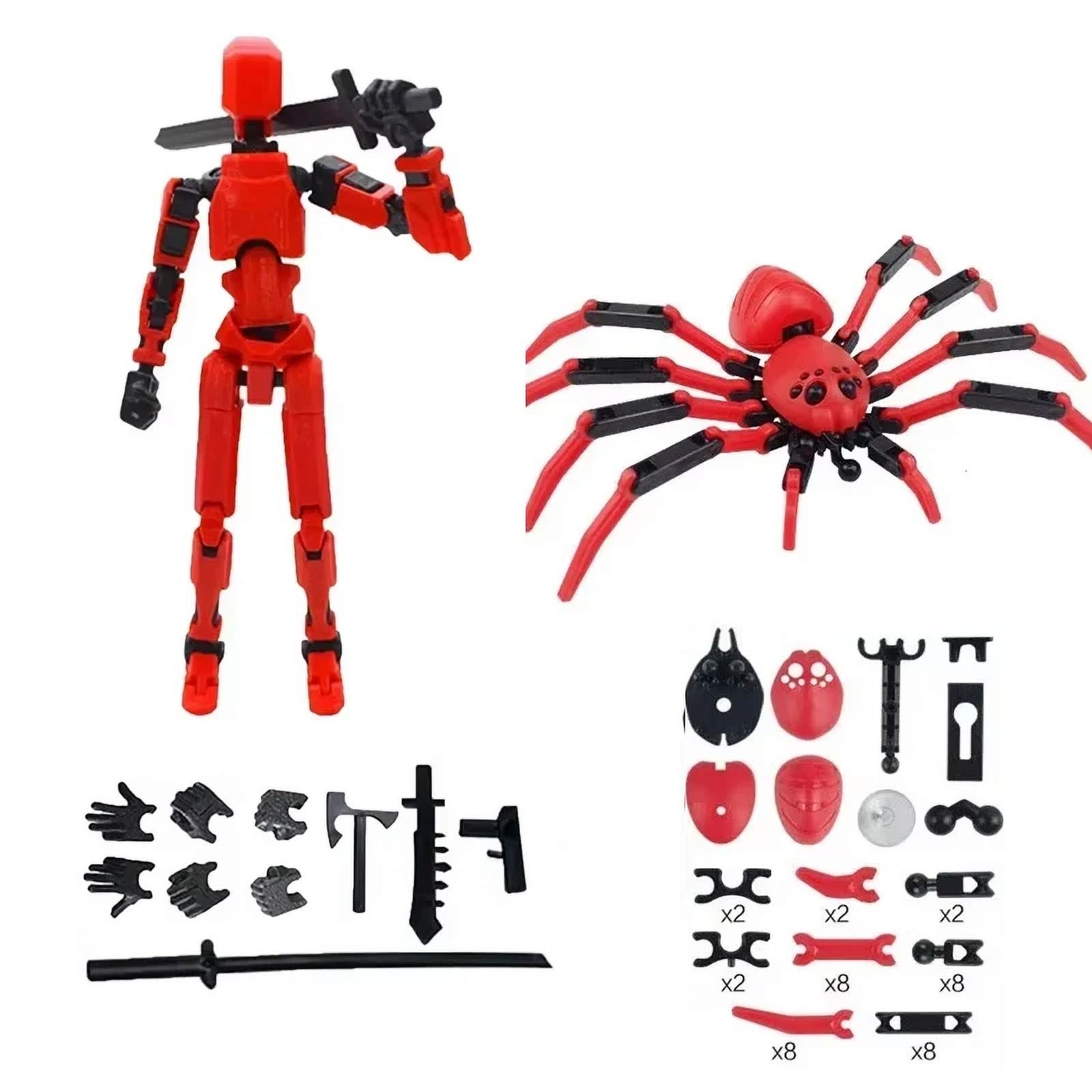 Multi-Jointed Movable Robot 3D Printed Mannequin Toy 13 Action Figure ...