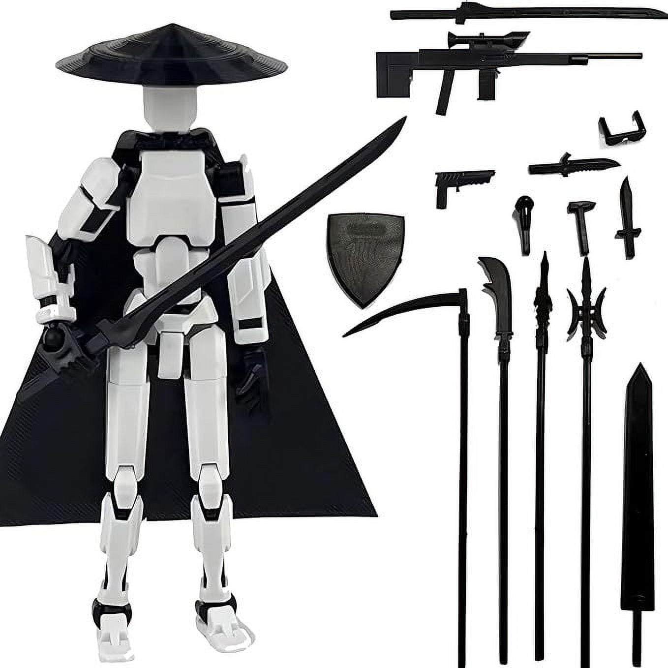 Multi Jointed Movable Robot 3D Printed Mannequin Toys lucky PVC Model ...