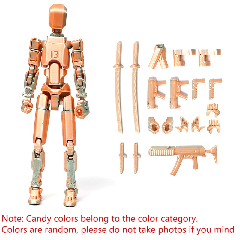 Multi-Jointed Movable Robot 3d Printed Mannequin Toyslucky 13 Dummy ...