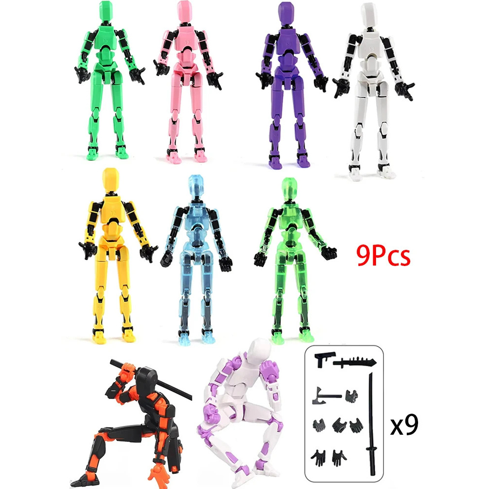 Multi-Jointed Movable Shapeshift Robot 3D Printed Mannequin Character ...