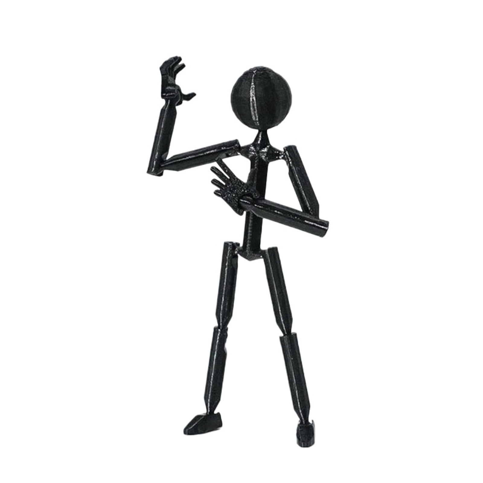 3D Printed Poseable Stickman with Articulated Joints Multi Jointed ...