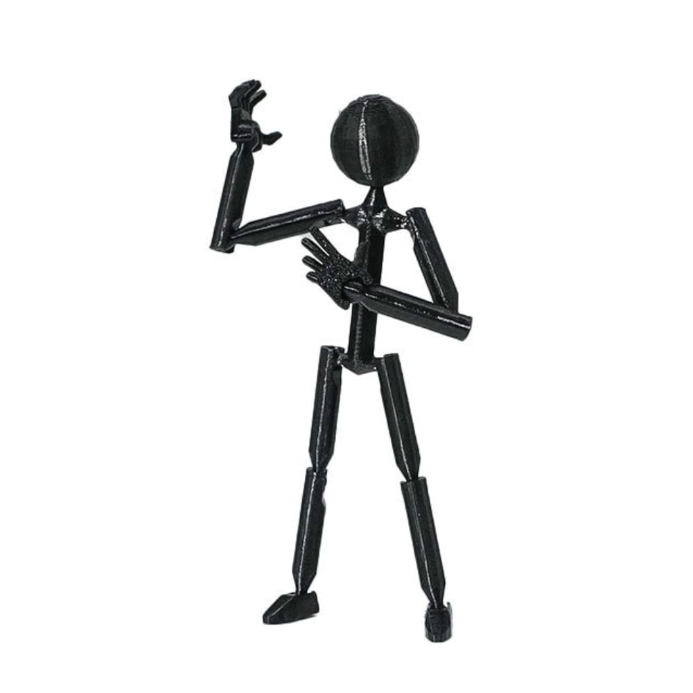 Multi-Jointed Multi Joint Stickman Toy 3D Printing Movable 3D Printed ...