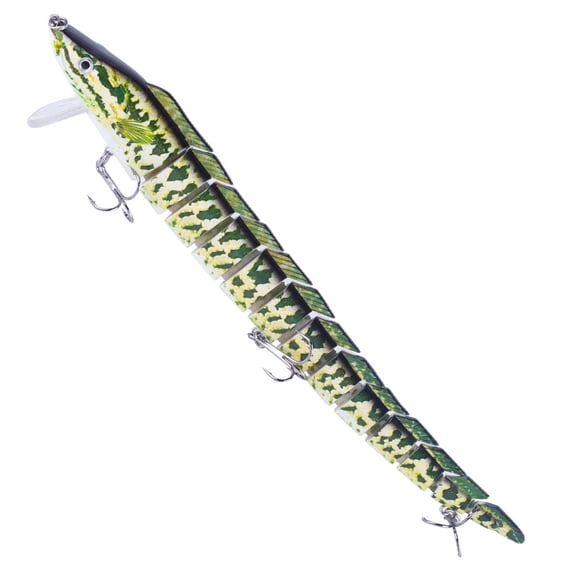 Multi Jointed Swimbait 23cm 42G Floating Eel Lures Crankbait 13 ...