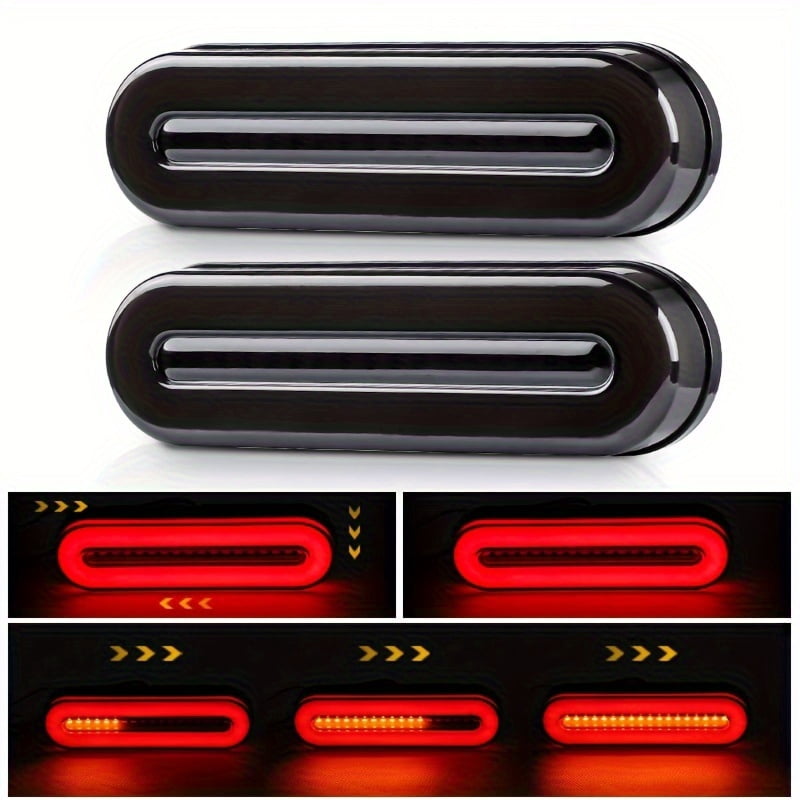 Multi-LED Truck Tail Light - 3-Function Sequential Turn Signal Lamp ...