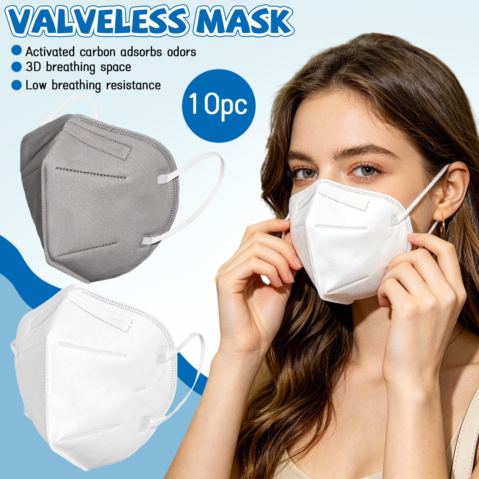 Multi Layer Disposable Face Mask for Protection , Breathable ...