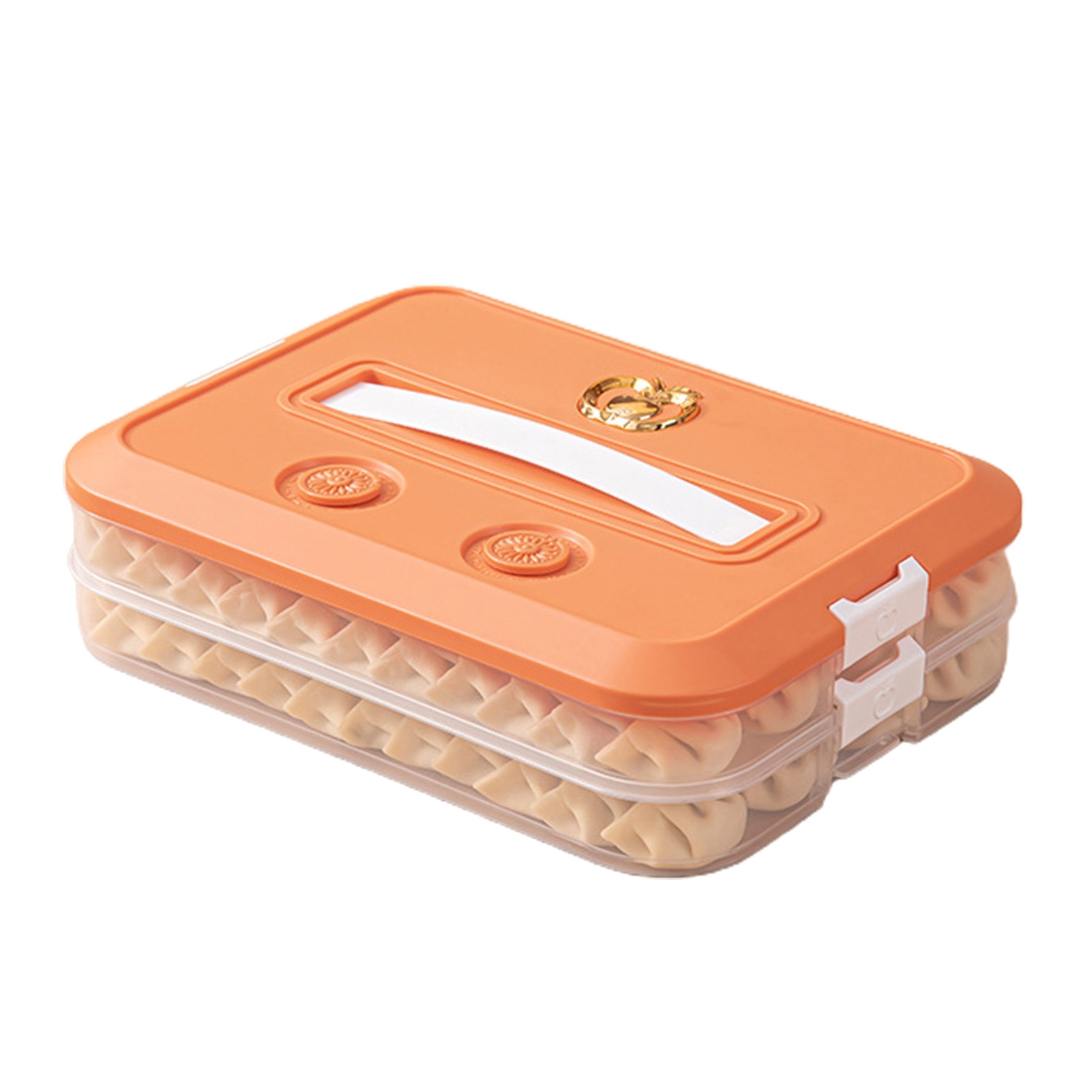 Multi-Layer Dumpling Storage Box Large Capacity, Portable Handle ...