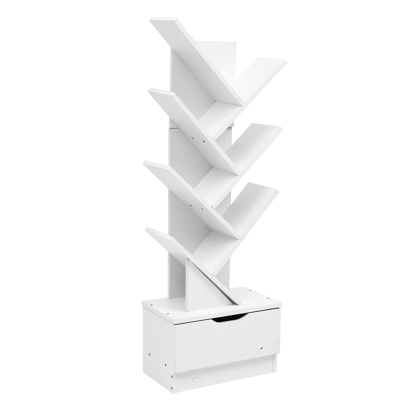 Multi Layer Floor Bookshelf Storage Rack Floor Bookshelf Wooden ...