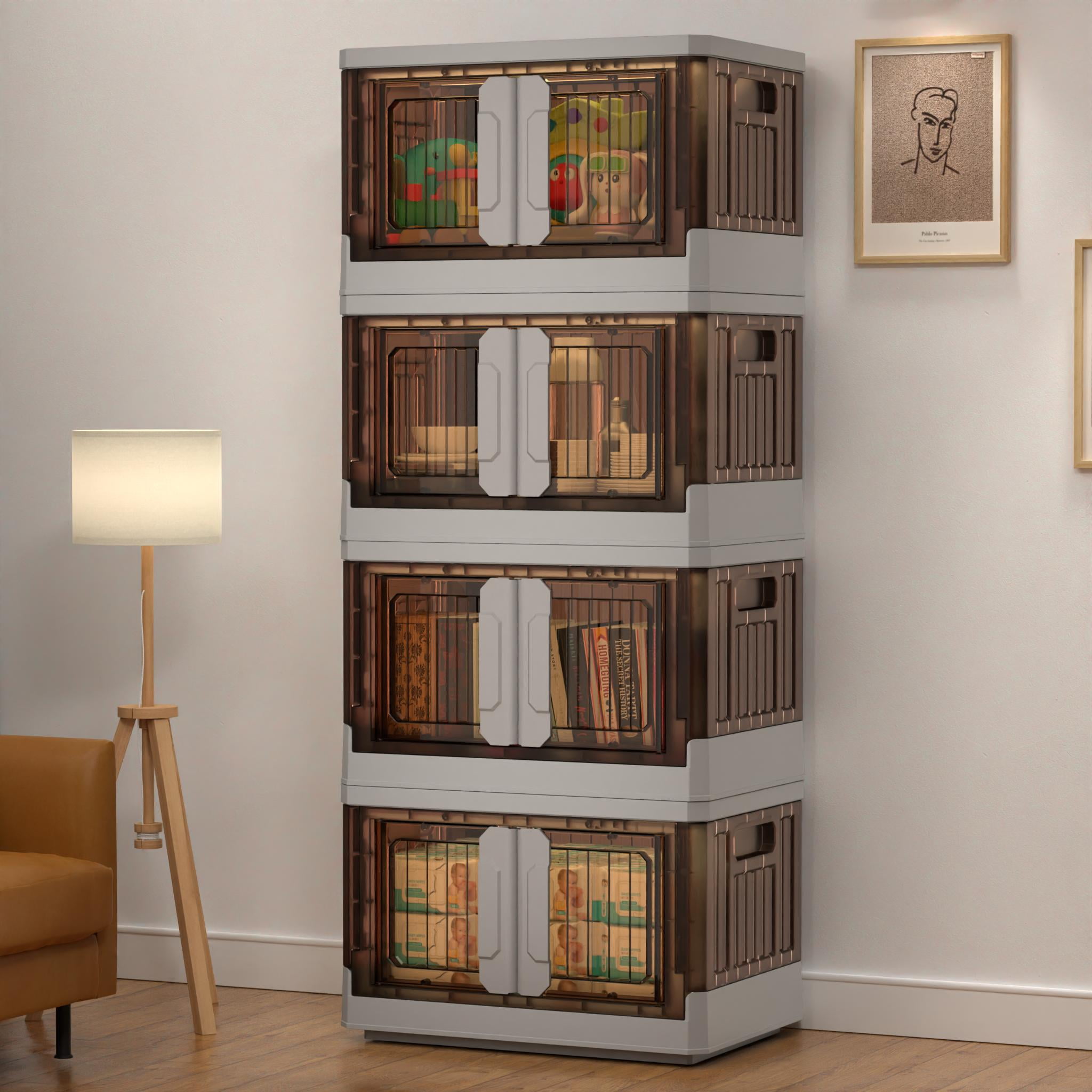 Multi-Layer Foldable Storage Cabinet - Storage Lockers For Home ...