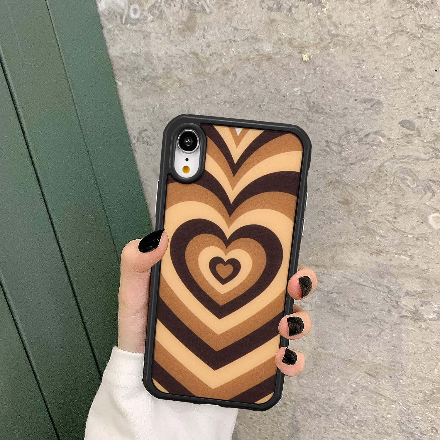 Multi-Layer Heart Case for iPhone XR, Soft TPU Cover Phone Case ...