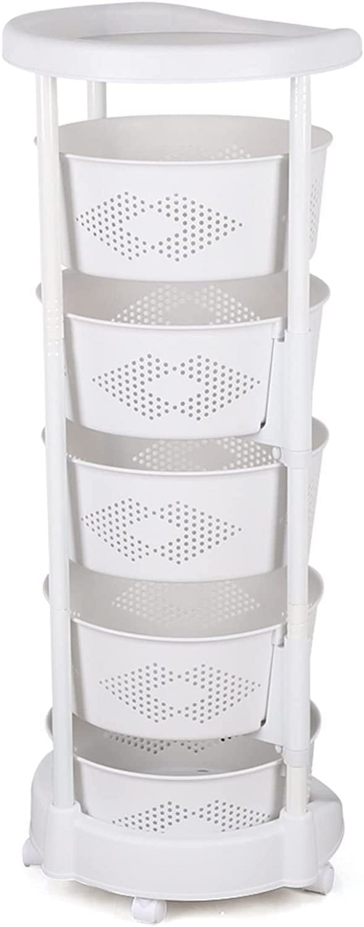 Multi-Layer Kitchen Storage Rack, Rotating Storage Rack for Kitchen ...