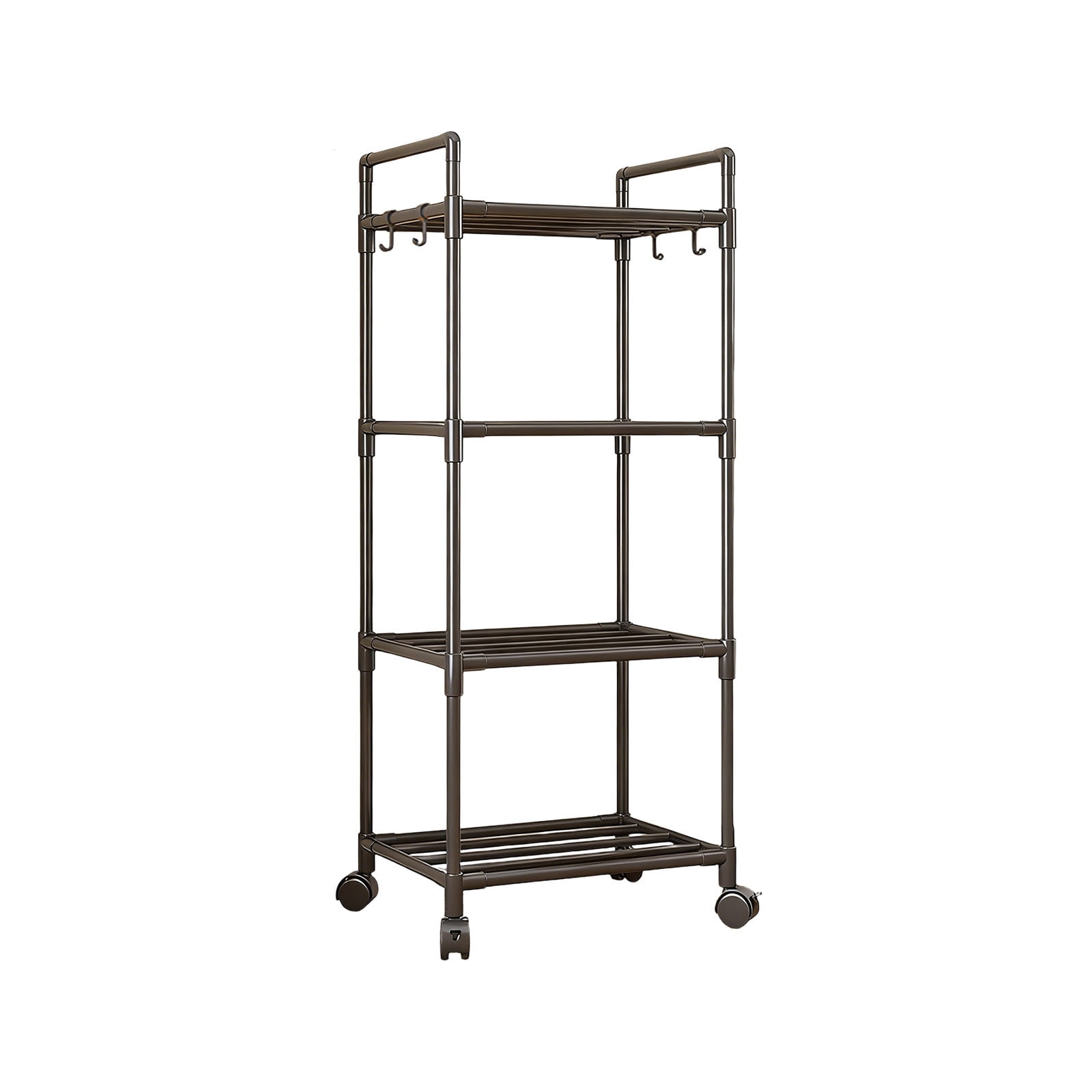Multi-Layer Plastic Storage Rack for Bathroom Kitchen Laundry Room with ...