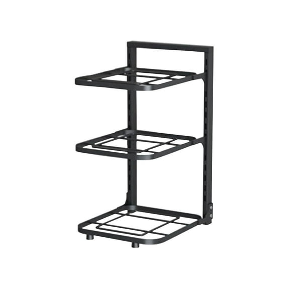 Multi-Layer Pot Storage Rack for Kitchen Organization, Adjustable and ...