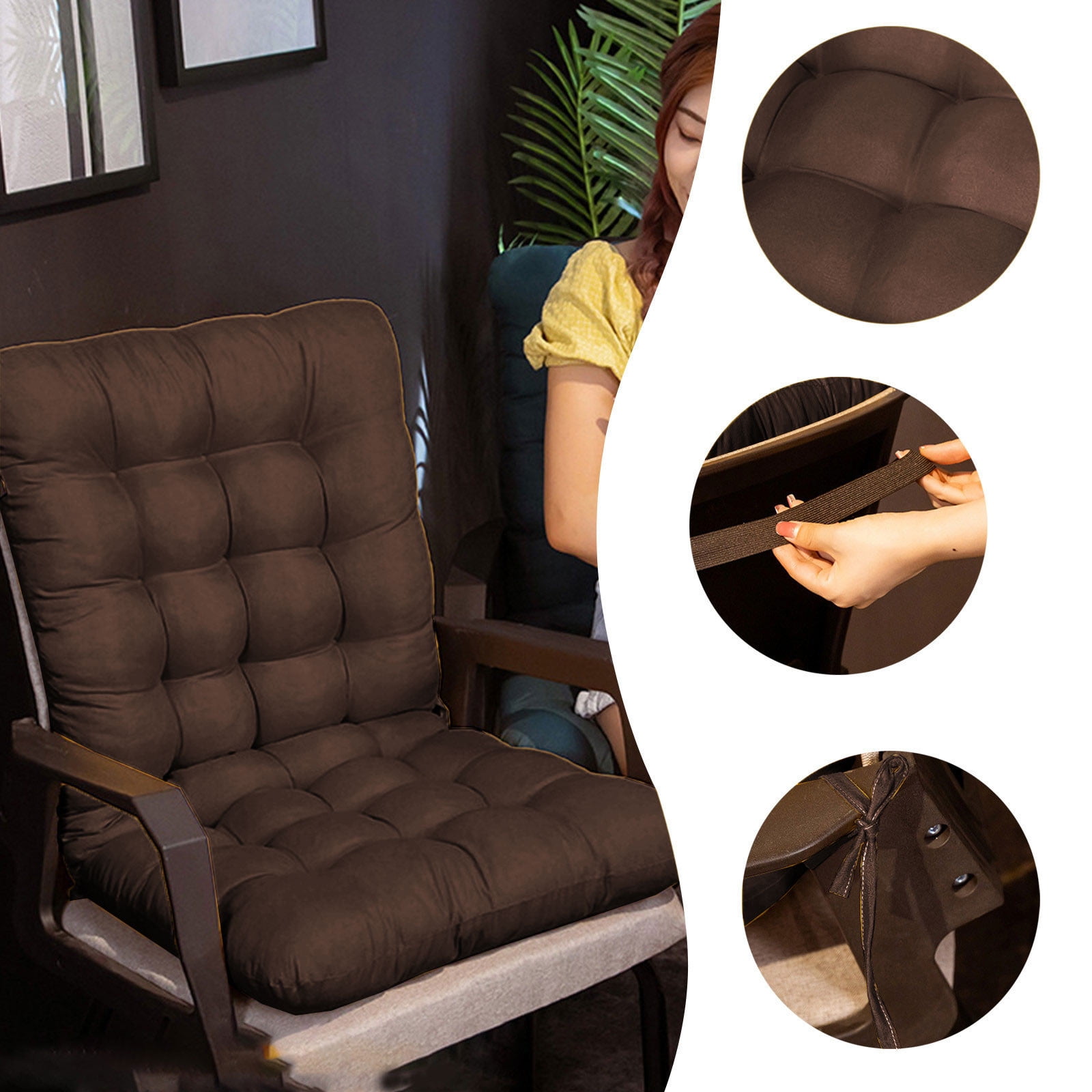 Multi-Layer Recliner Seat Pad with Reinforced Binding, Durable ...