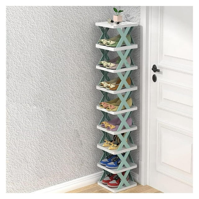 Multi-Layer Shoe Rack Storage Organizer, Expandable Shoe Rack, Vertical ...