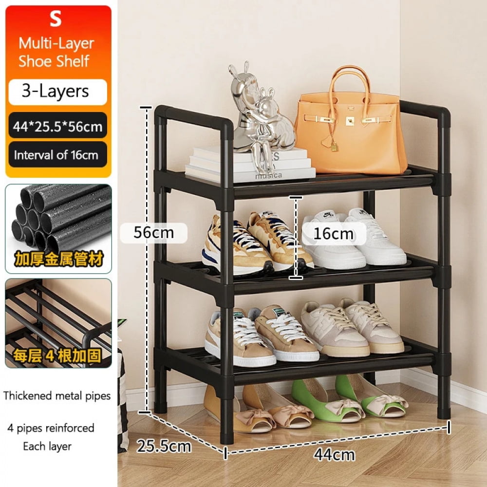 Multi-Layer Shoe Shelf Simple Multifunctional Shoe Storage Rack 3/4 ...